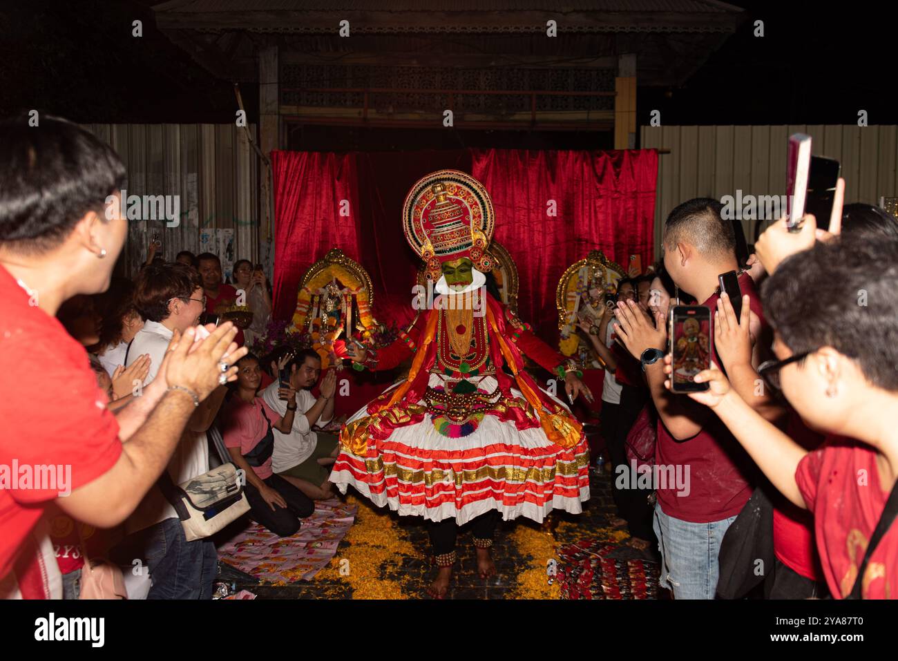 Bangkok, Thailand. 12th Oct, 2024. The Navaratri festival, the biggest ...