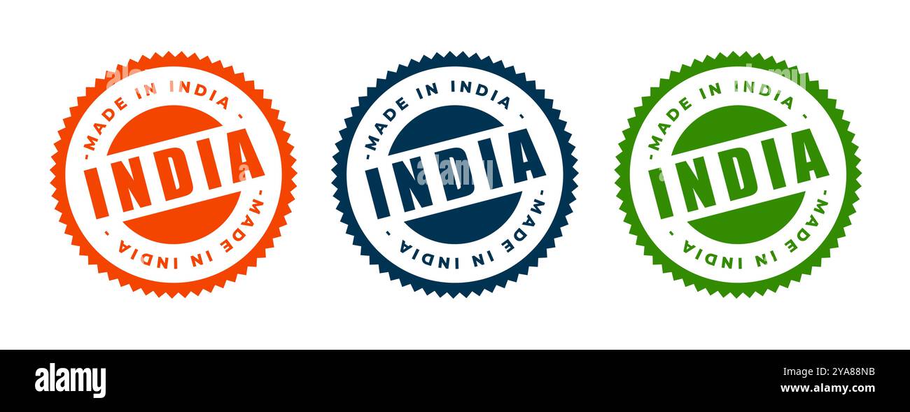 made in india seal banner for business promotion boost the economy ...