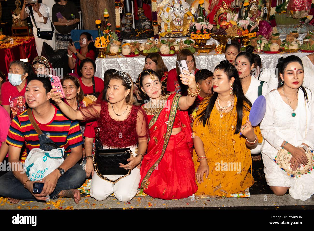 Bangkok, Thailand. 12th Oct, 2024. Hindus and disciples join The ...