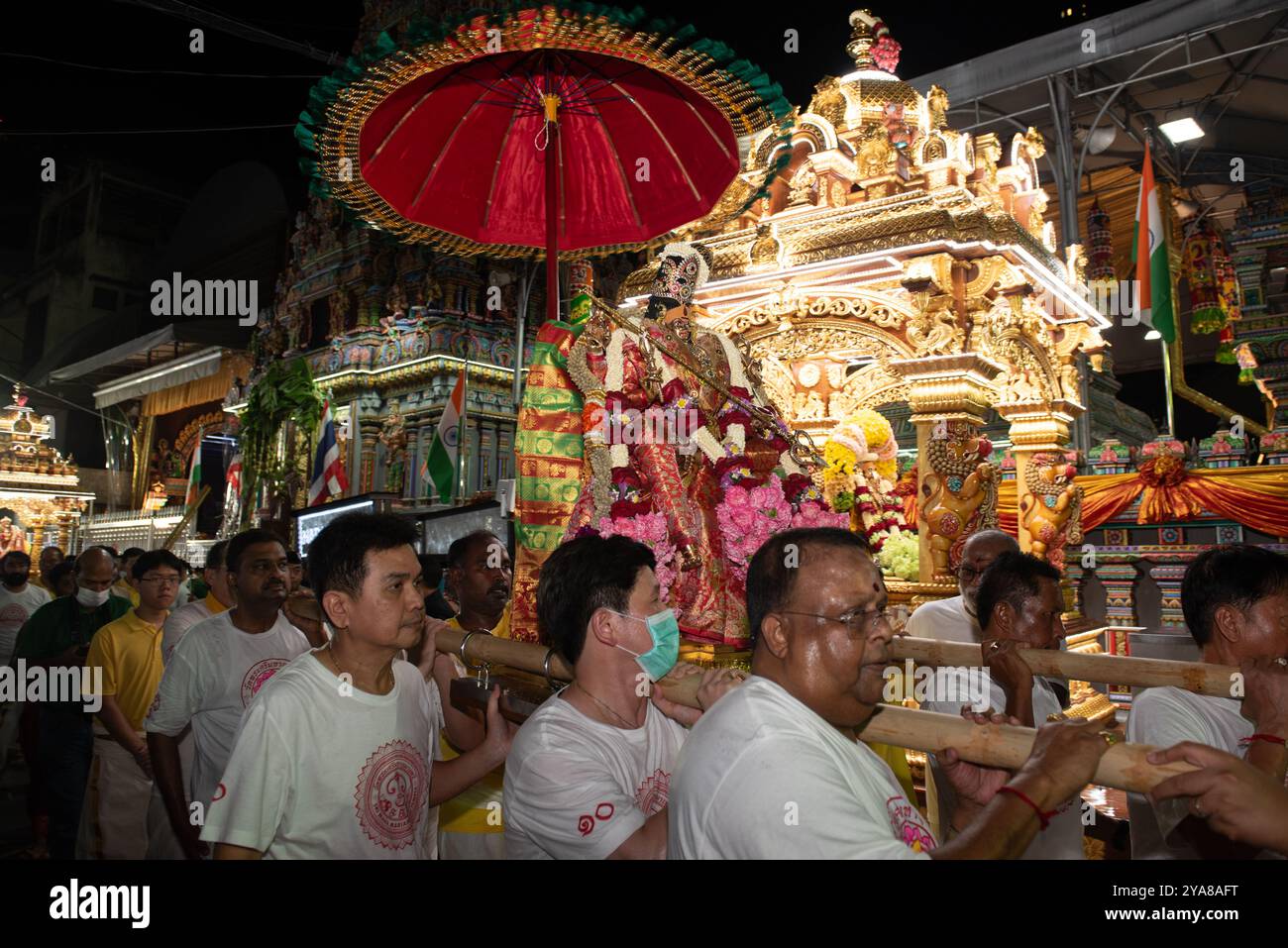 Bangkok, Thailand. 12th Oct, 2024. The Navaratri festival, the biggest ...