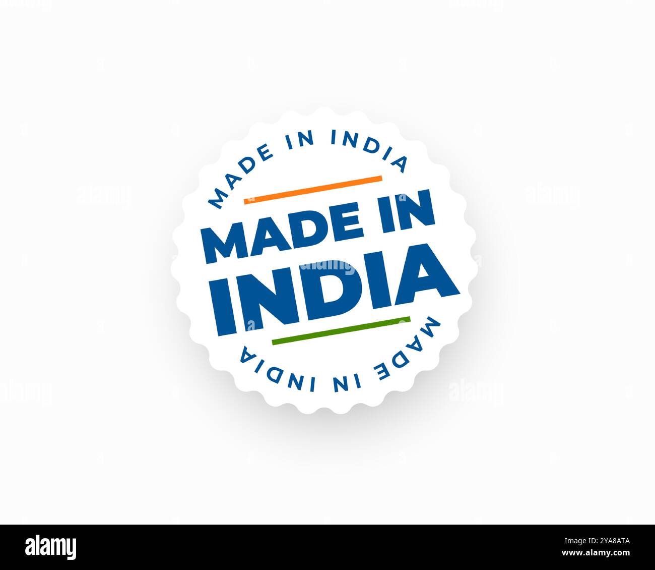 Made in india sticker hi-res stock photography and images - Alamy