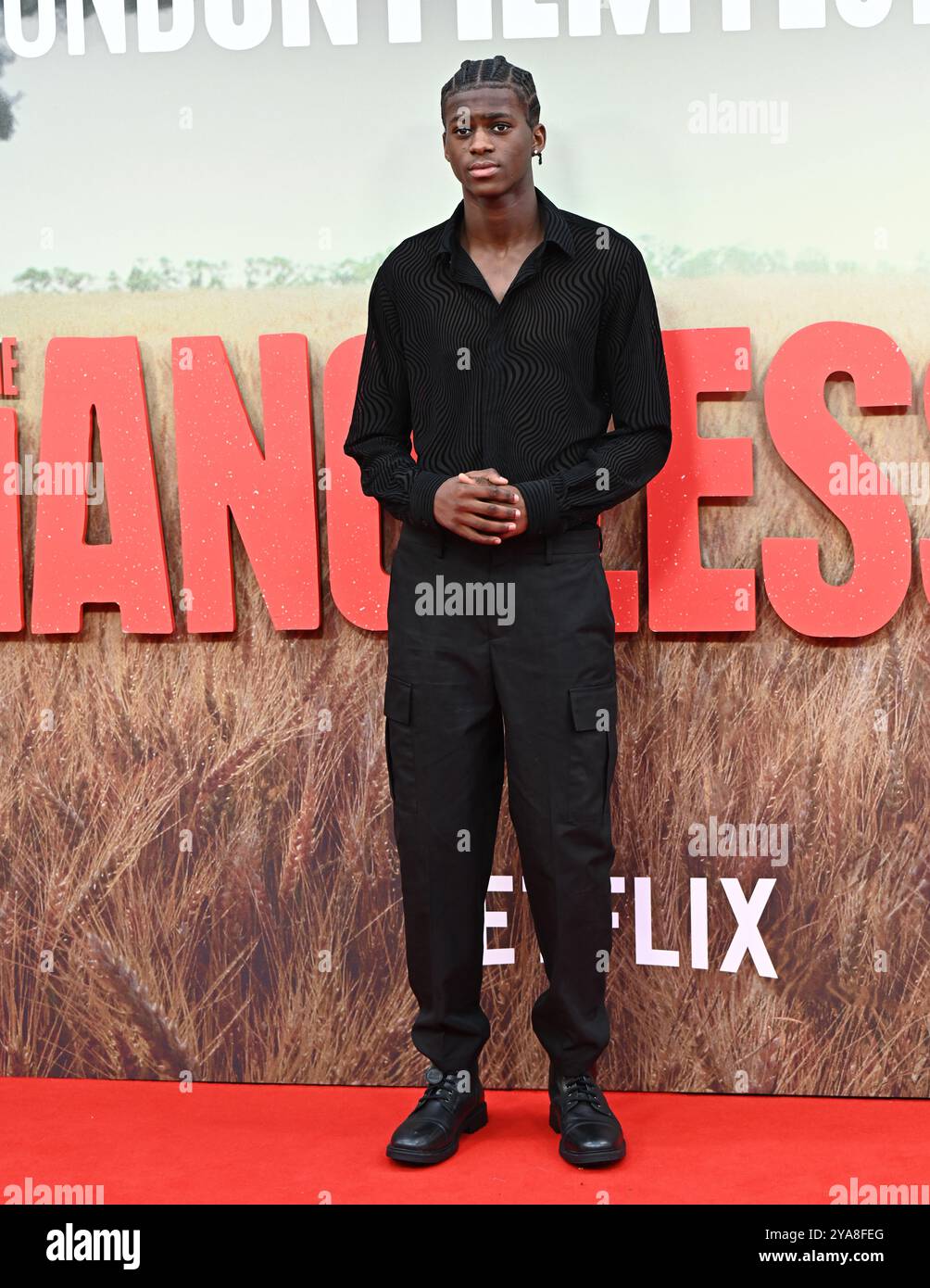 LONDON, ENGLAND: 12th October 2024: Callum Daniel attends "The Piano ...