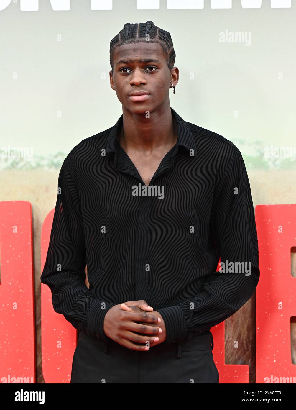 LONDON, ENGLAND: 12th October 2024: Callum Daniel attends "The Piano ...