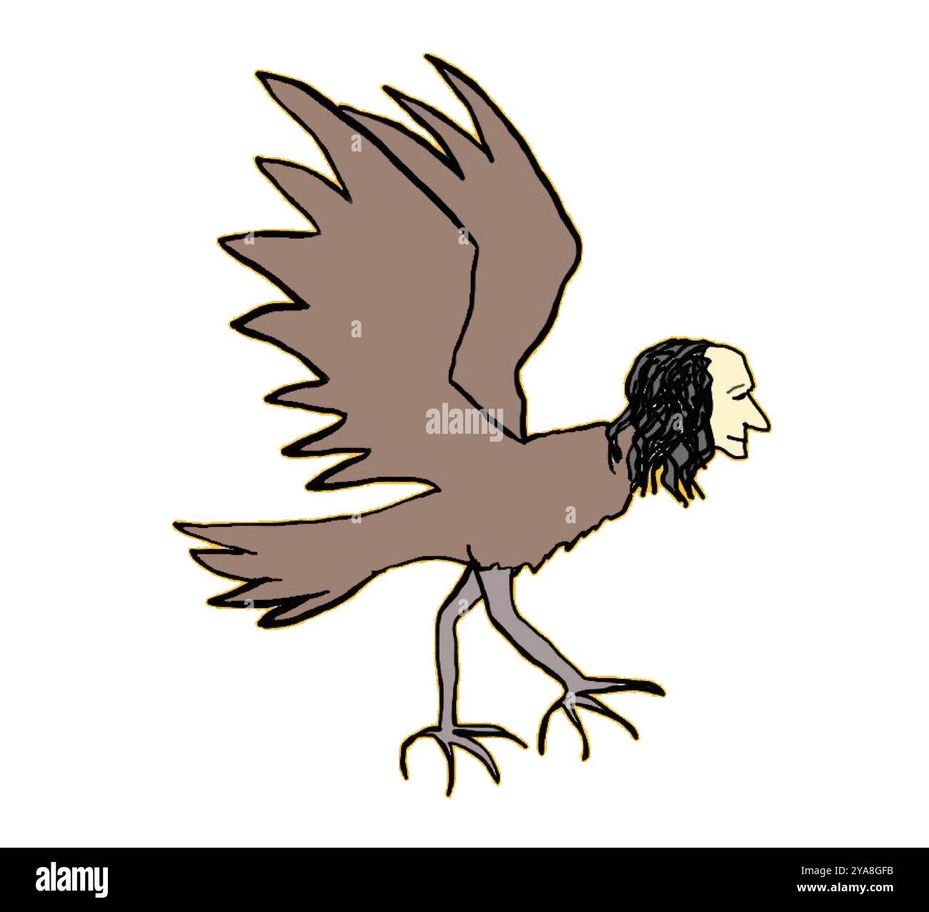 Folklore harpy Stock Vector Images - Alamy