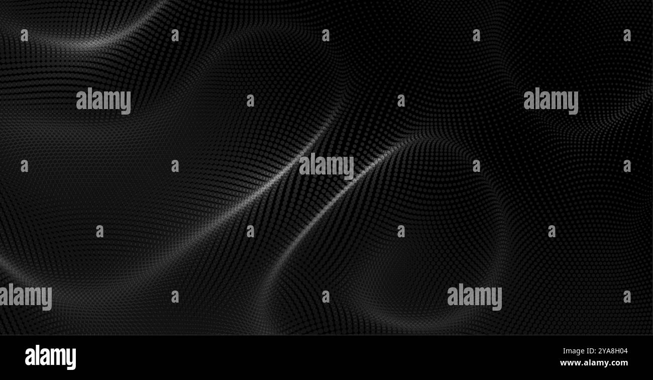 abstract big point dark backdrop banner for presentation vector Stock ...