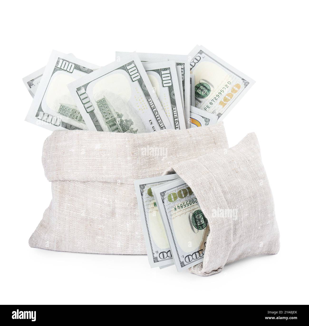 Dollar banknotes in cash Cut Out Stock Images & Pictures - Alamy