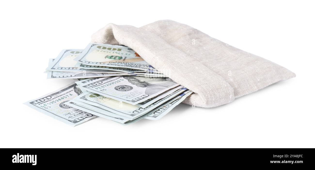 Dollar banknotes in cash Cut Out Stock Images & Pictures - Alamy