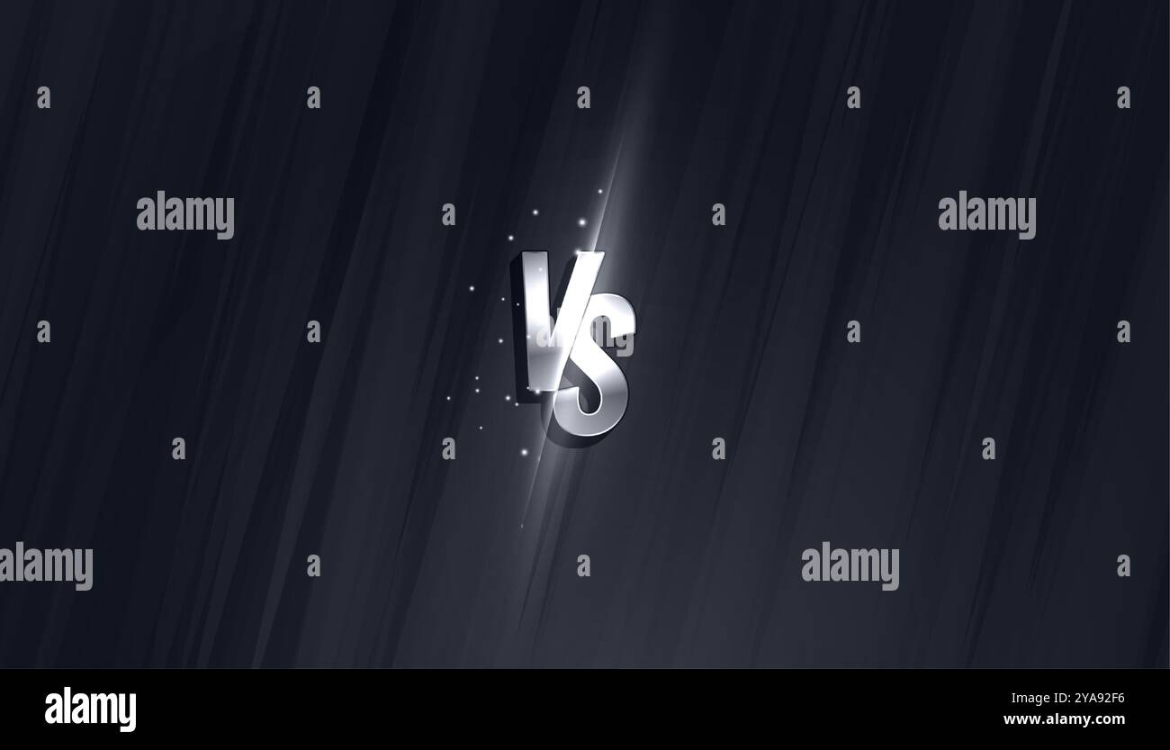 trendy dual clash versus banner for product comparison vector Stock ...