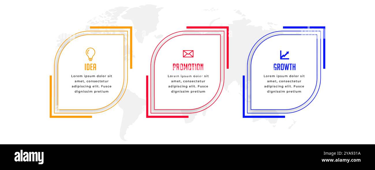 3 step infographic workflow diagram template for business success ...