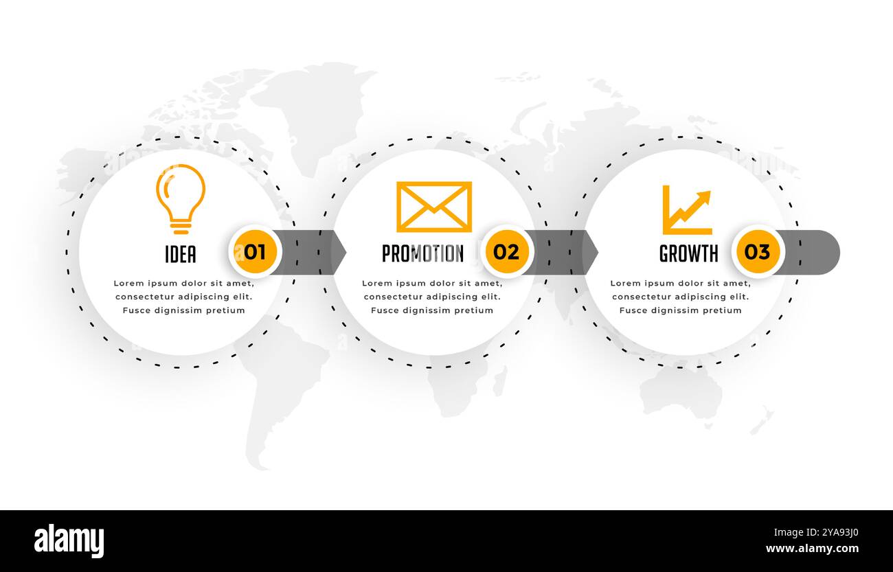 three step infographic timeline diagram banner for corporate strategy vector Stock Vector Image ...