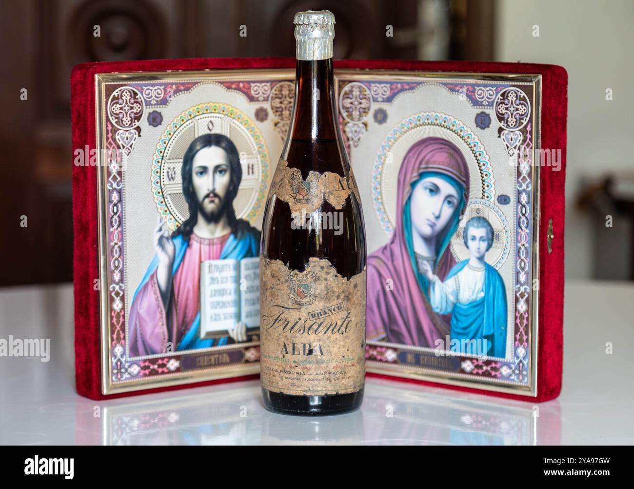 Old family heirlooms, very old Alba sparkling wine and Catholic ...