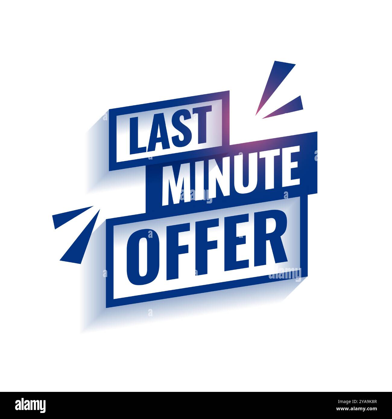 modern last minute offer background for retail advertisement vector ...
