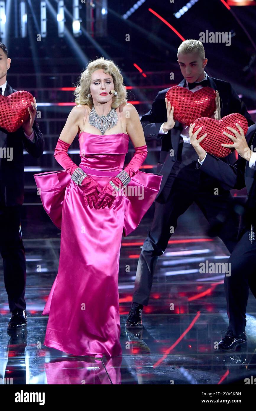 Rome: Rai studios ex Dear. Tale e Quale show broadcast. In the photo ...