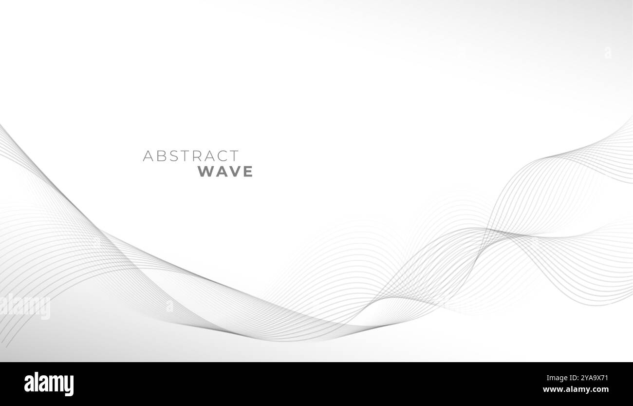 line art abstract wavy movement backdrop for a dynamic look vector ...