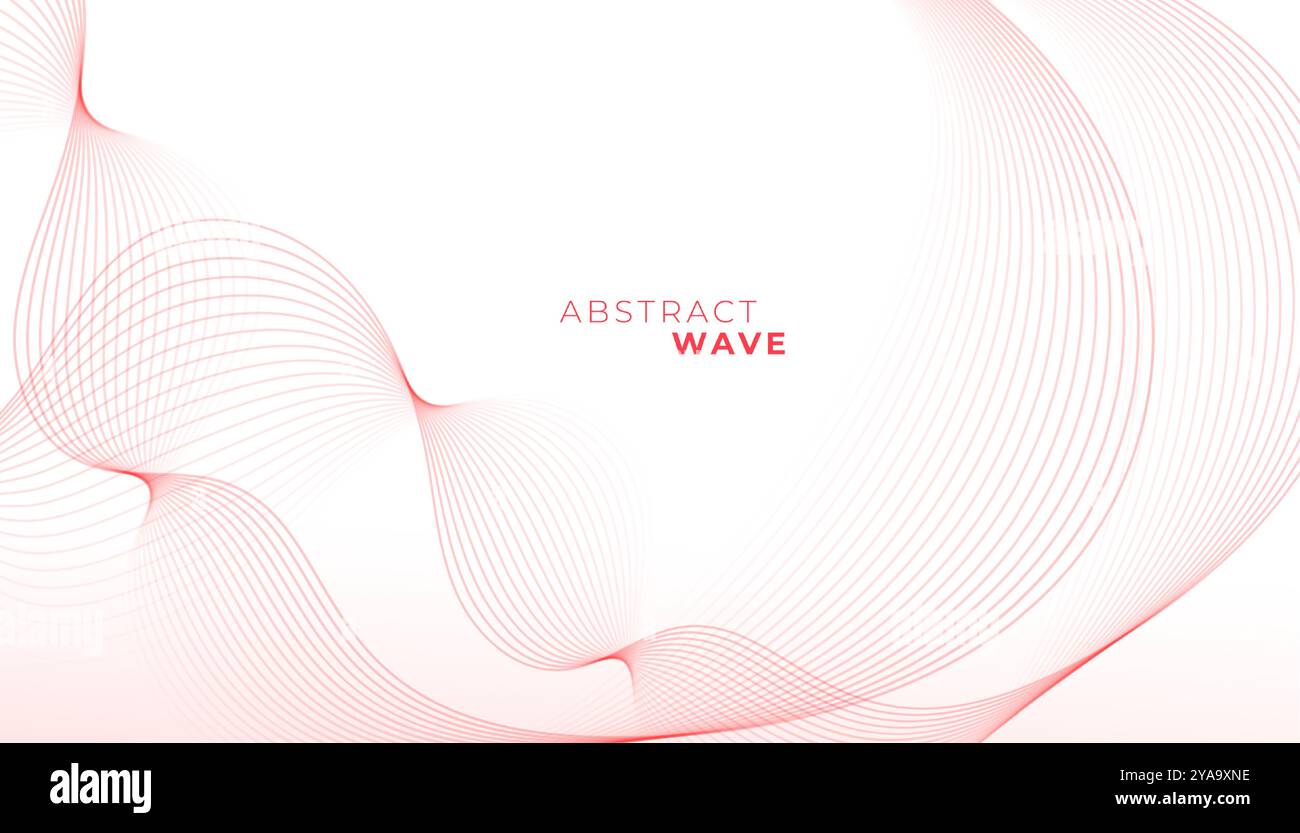 minimal and abstract curvy line motion backdrop design vector Stock ...