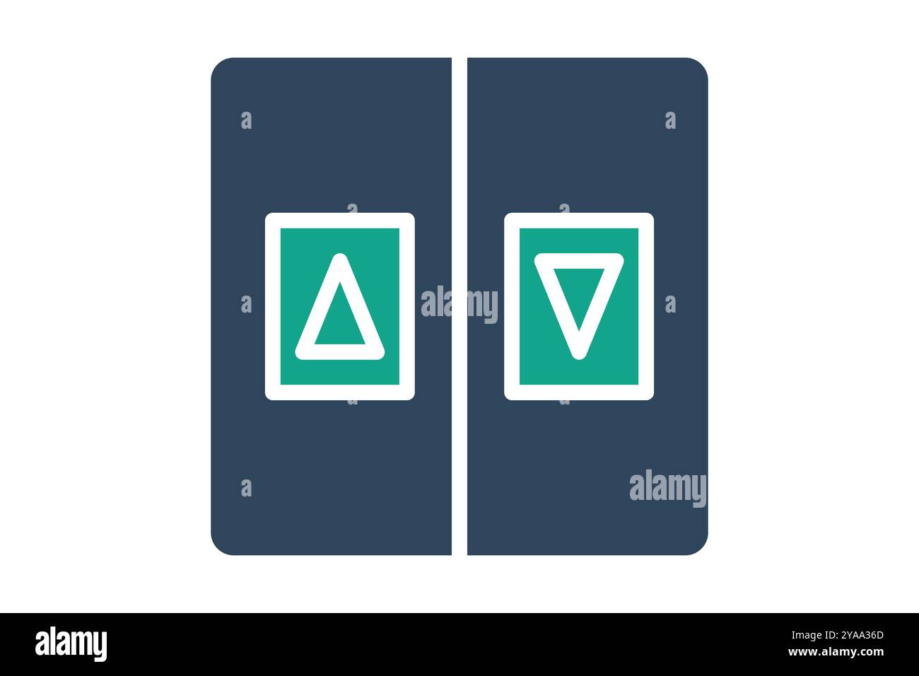 Elevator icon. solid icon style. up and down arrow. icon related to ...