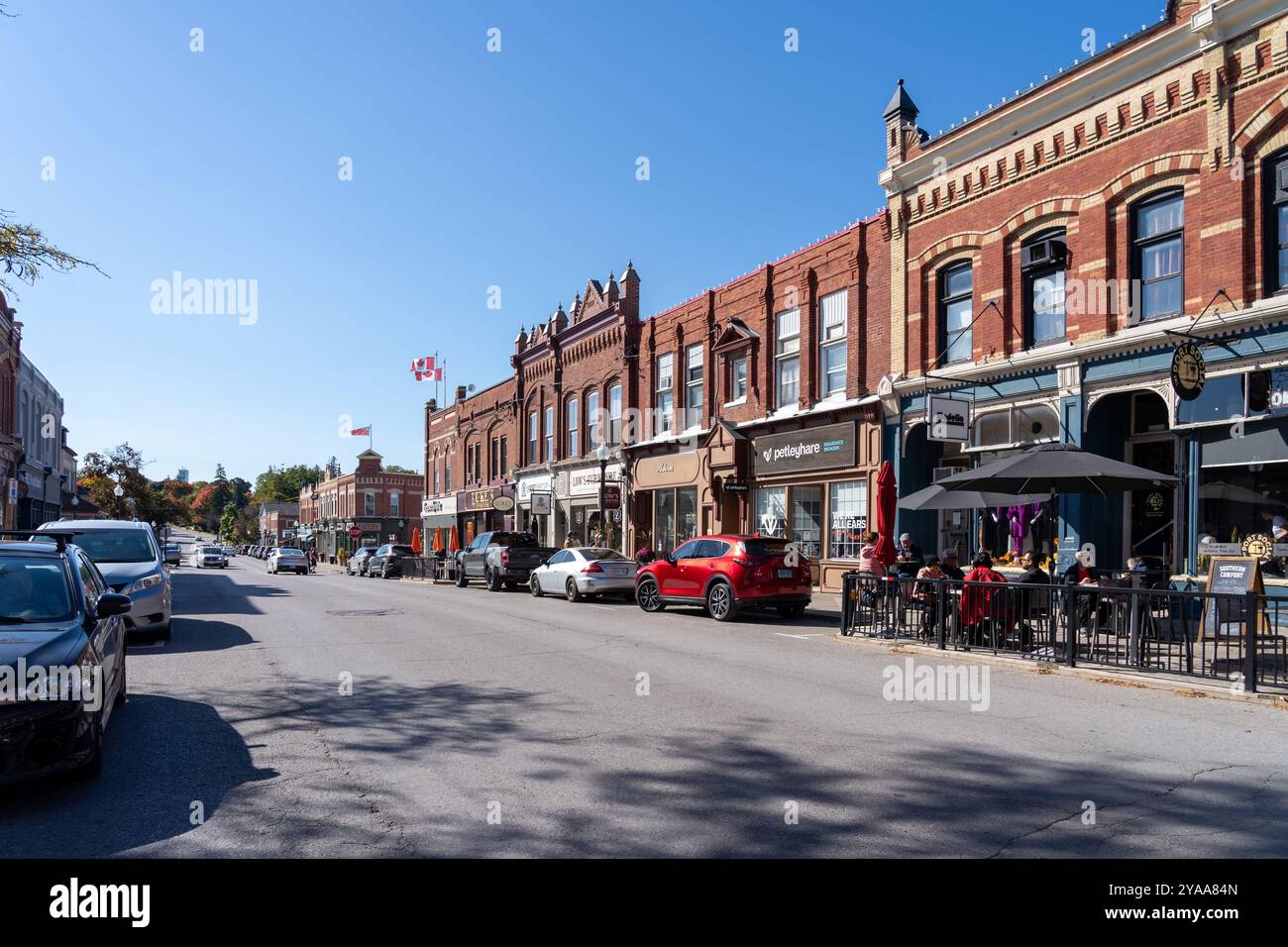 Street view of Port Perry, Scugog, Ontario, Canada Stock Photo - Alamy