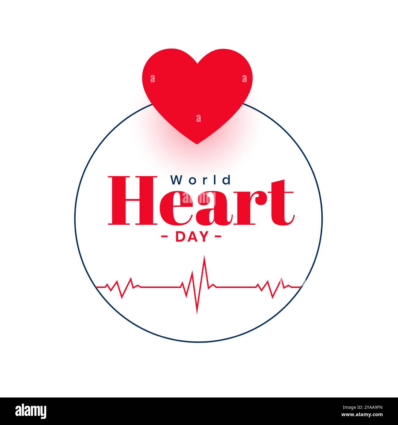 elegant world heart day cardiogram background for support and treatment ...