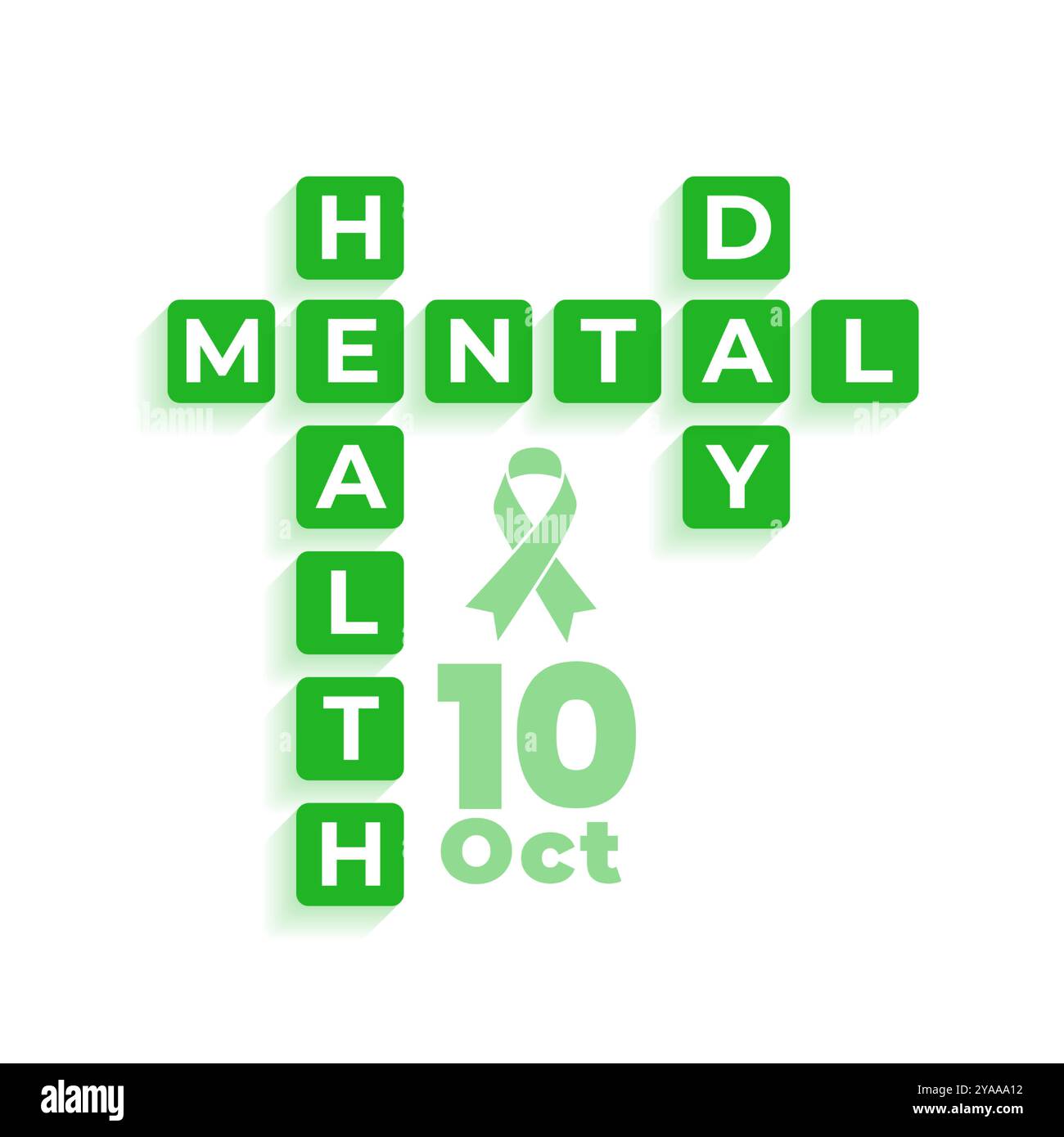 stylish 10th october world mental health day background for medical campaign vector Stock Vector ...