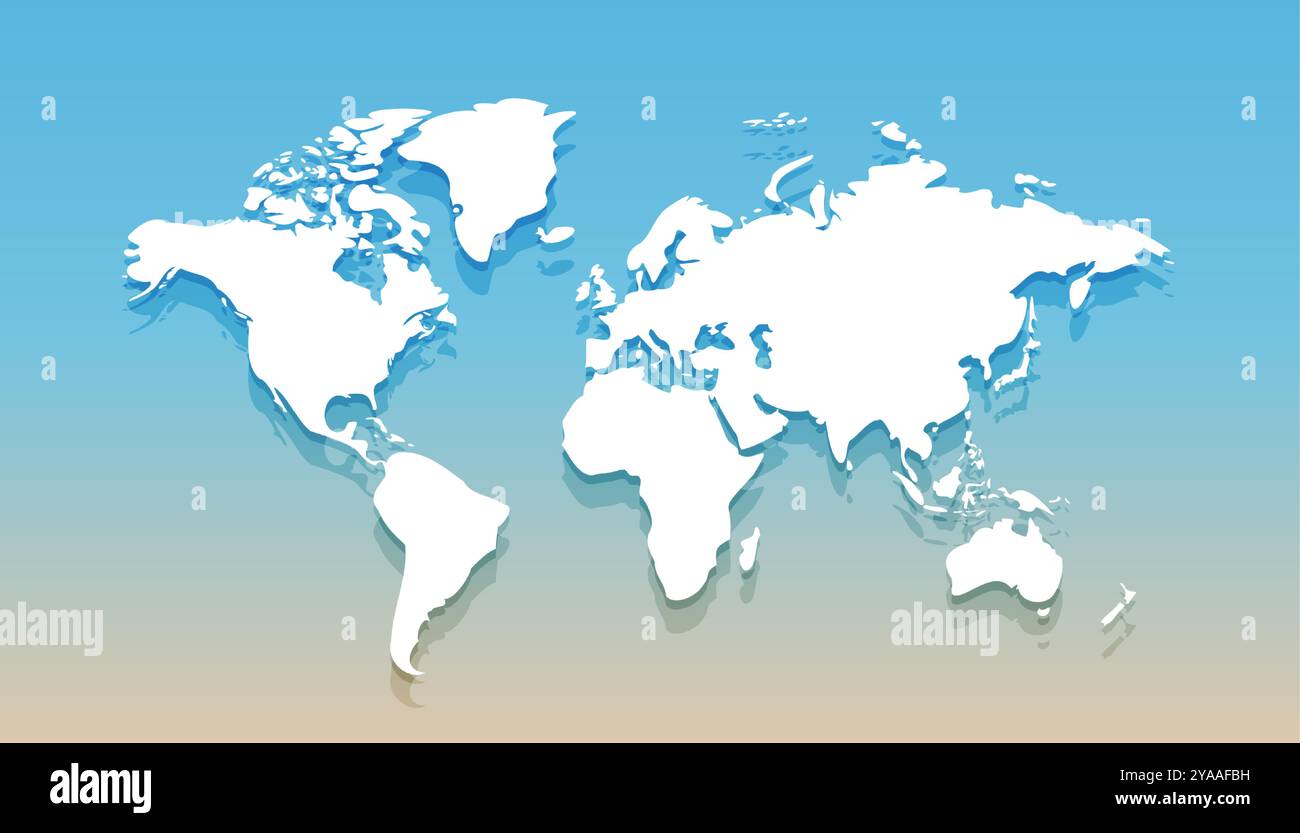 Minimal europe map vector vectors Stock Vector Images - Alamy