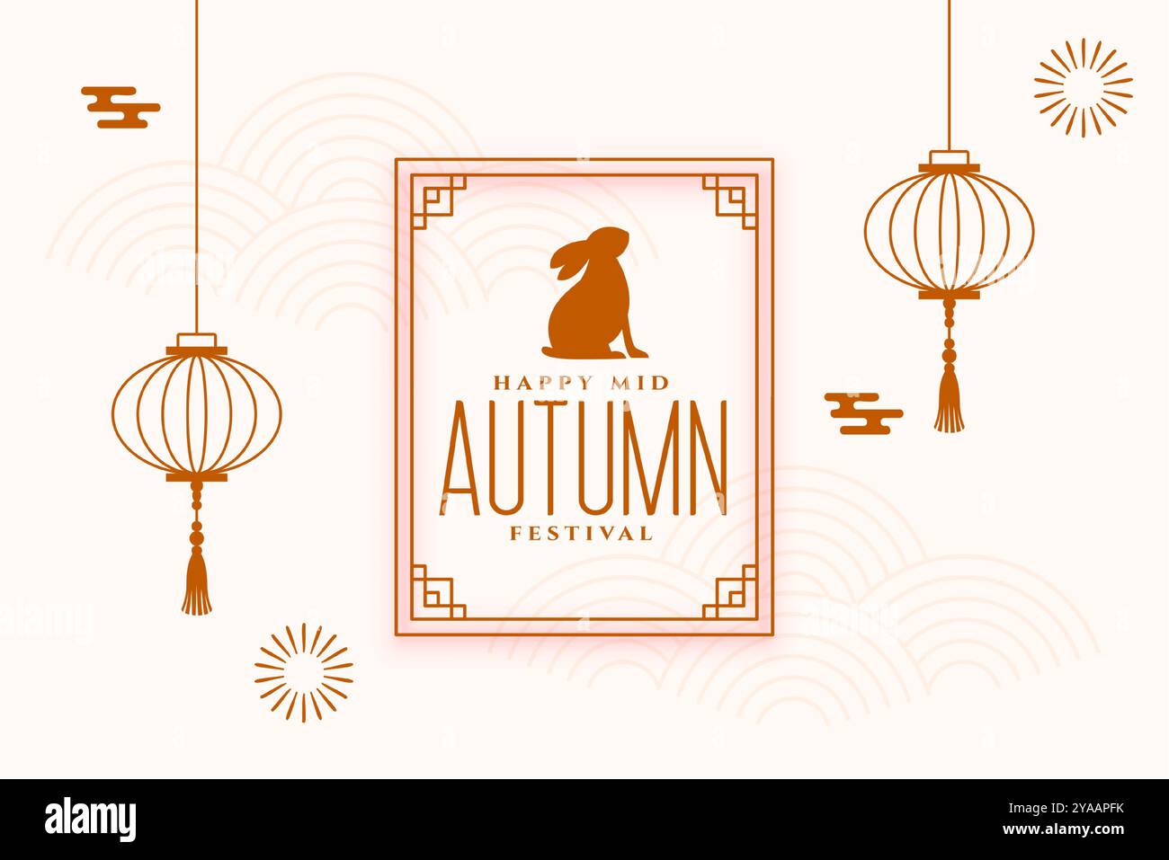 mid autumn invitation card celebrate the lunar year in korean style ...
