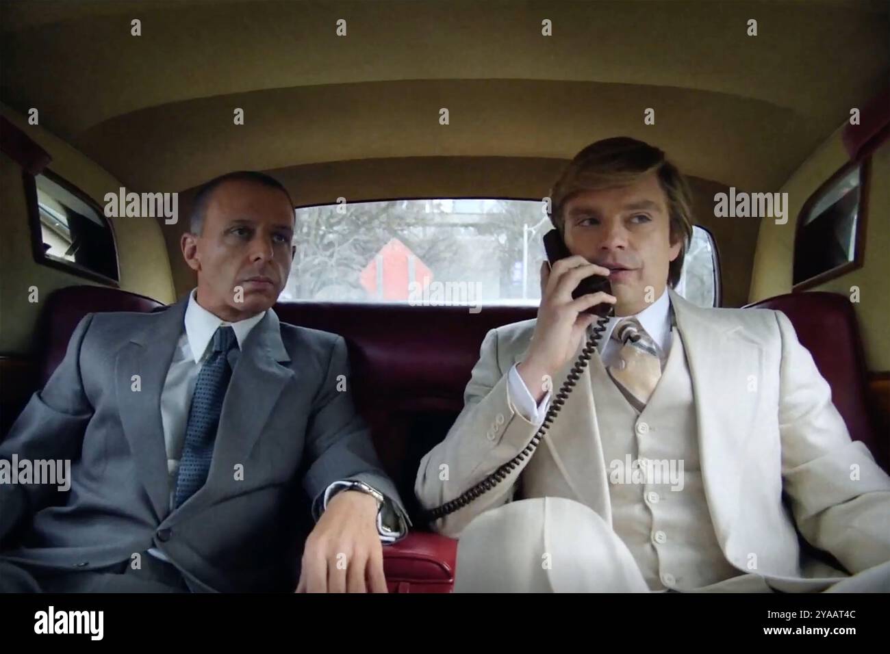 THE APPRENTICE - FILM STILLS. 2024 . Sebastian Stan as Donald Trump and ...