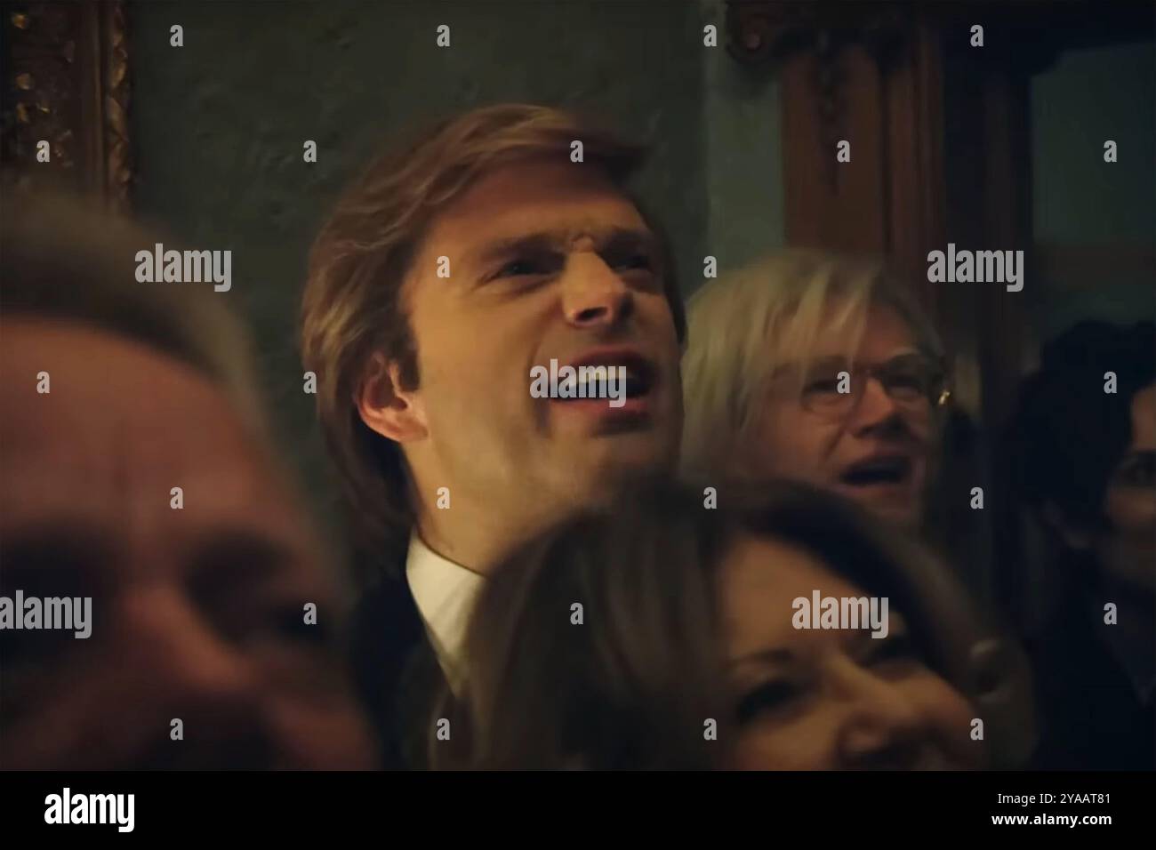 THE APPRENTICE - FILM STILLS. 2024 . Sebastian Stan as Donald Trump in ...
