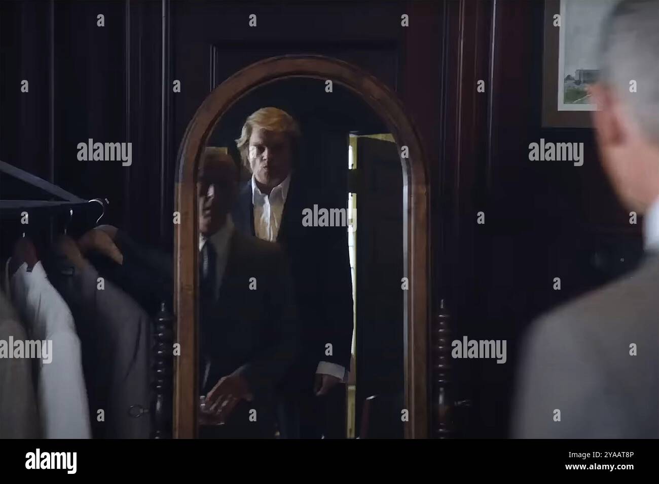 THE APPRENTICE - FILM STILLS. 2024 . Sebastian Stan as Donald Trump in ...