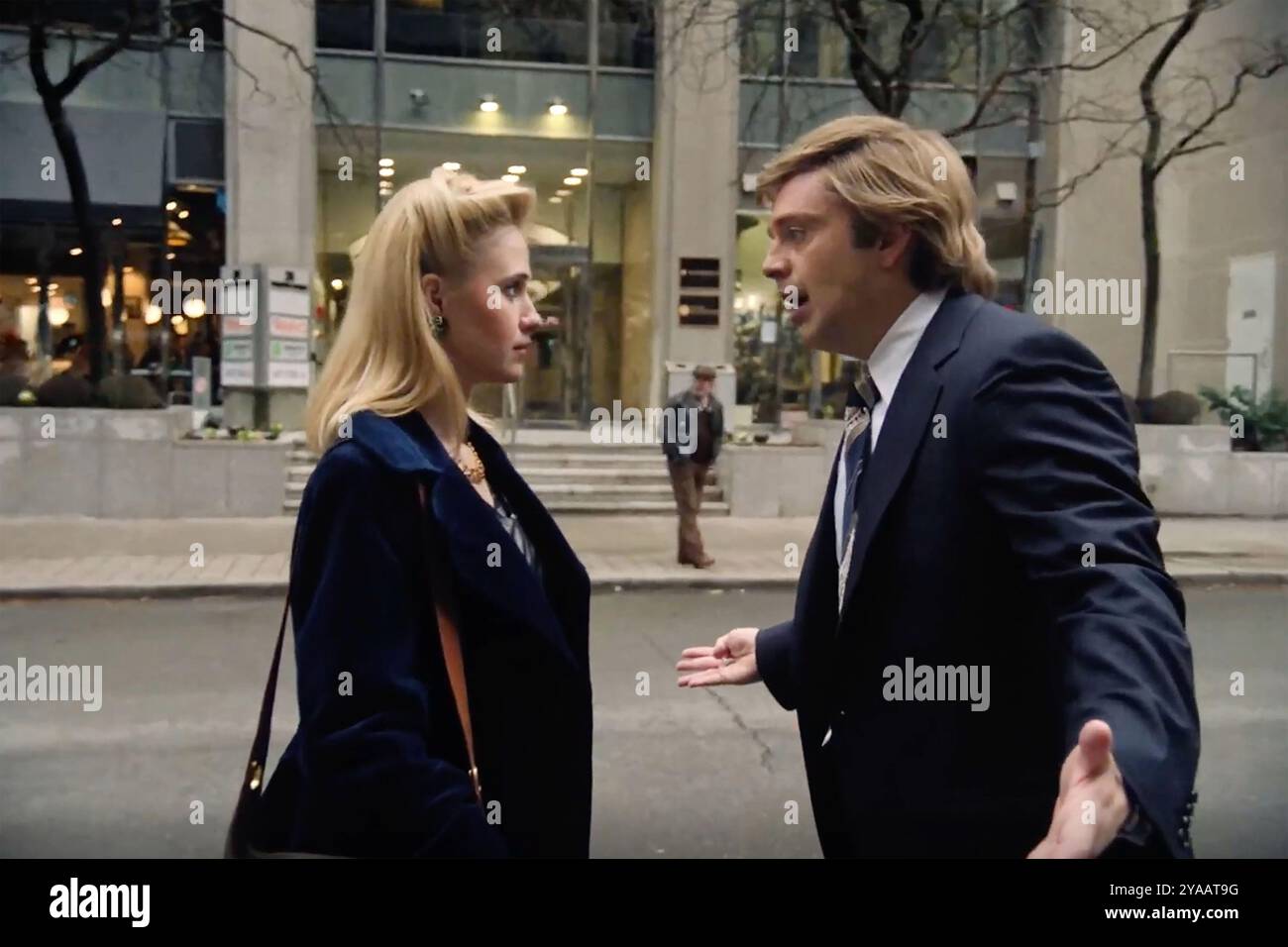 THE APPRENTICE - FILM STILLS. 2024 . Sebastian Stan as Donald Trump and ...