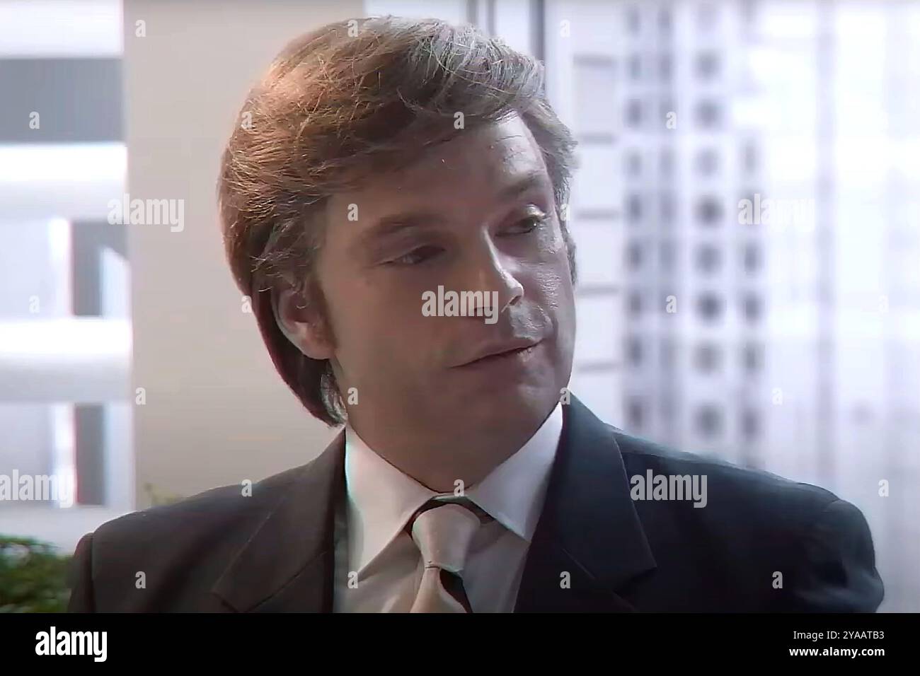 THE APPRENTICE - FILM STILLS. 2024 . Sebastian Stan as Donald Trump in ...