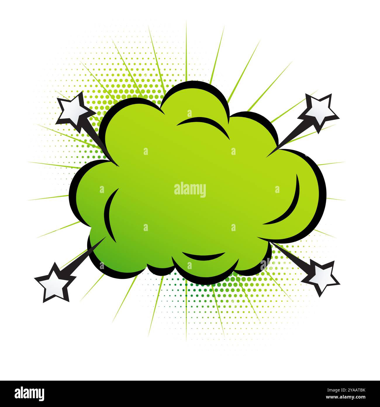 pop art speech bubble expression background with comic stars design ...