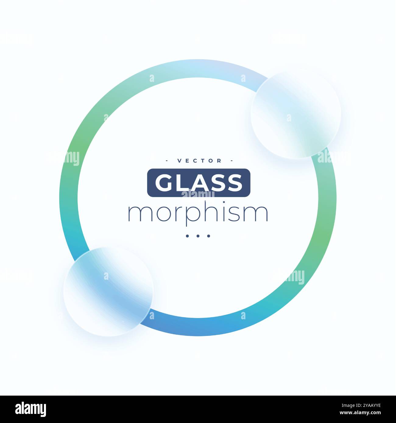 glossy glassmorphism background with refraction effect on acrylic frame ...