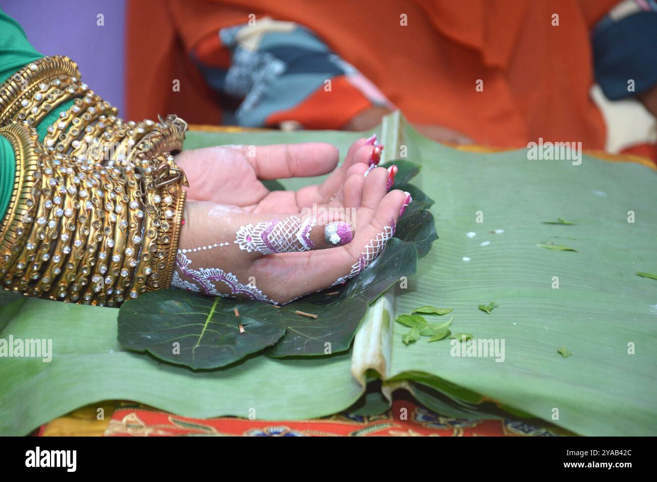 "Mappacci" the traditional wedding ceremony of the bugisnese Indonesian ...