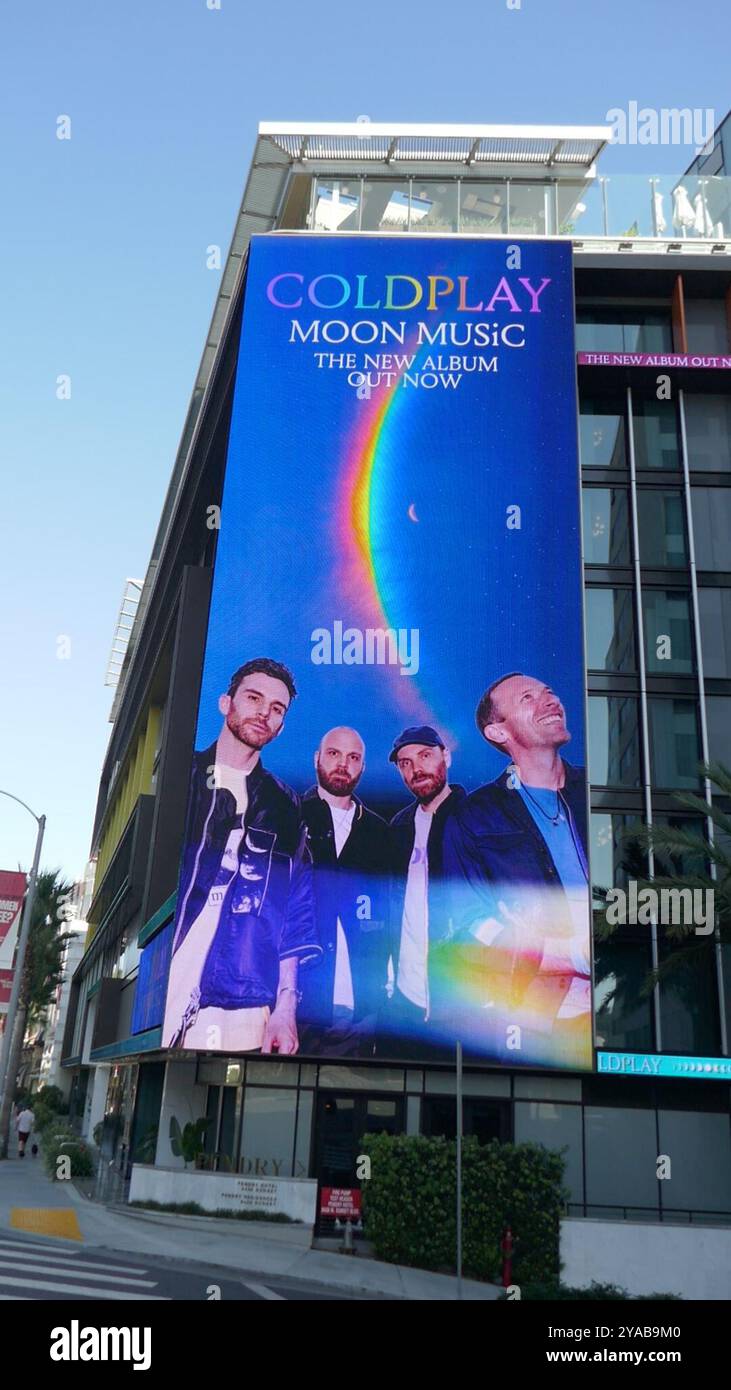 Los Angeles, California, USA 12th October 2024 Coldplay Moon Music ...