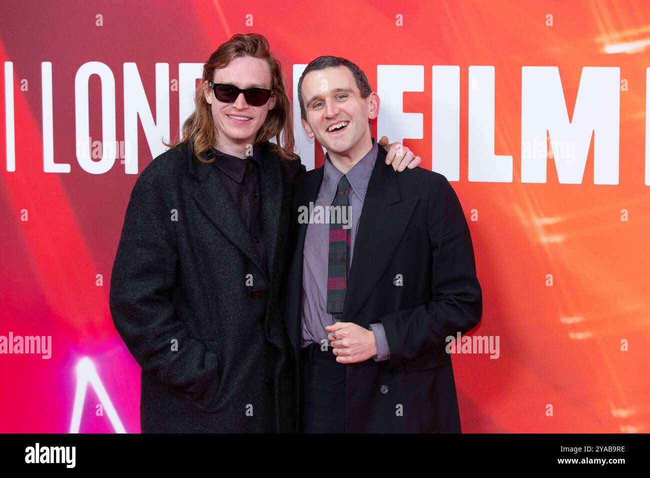 London, UK. 12th Oct, 2024. Caleb Landry Jones (L) and Harry Melling (R ...