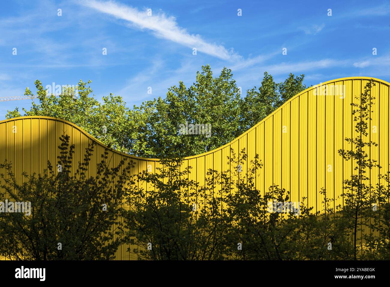 Modern architecture, University of Luxembourg, on the site of a former ...