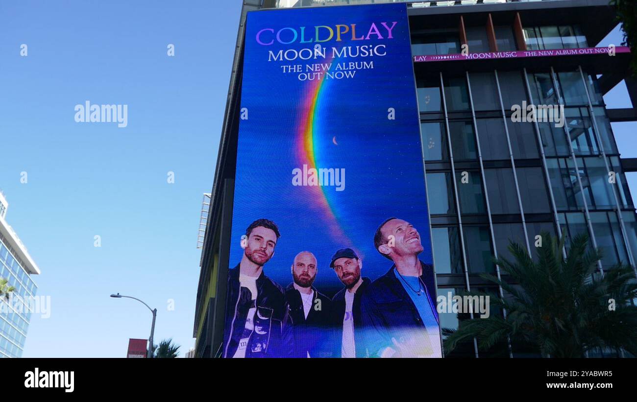 Los Angeles, California, USA 12th October 2024 Coldplay Moon Music ...