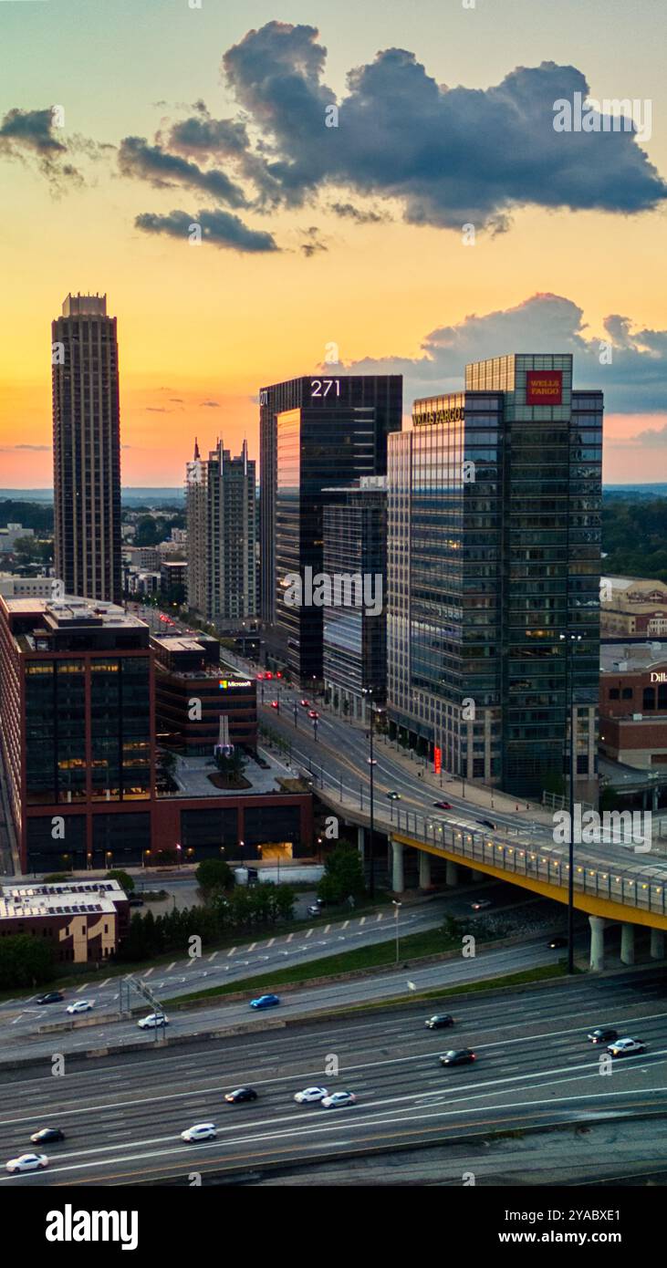 Rush hour traffic in atlanta hi-res stock photography and images - Alamy