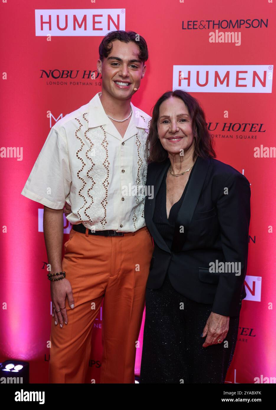 London, UK. 11th Oct, 2024. Bradley Riches and Dame Arlene Phillips ...