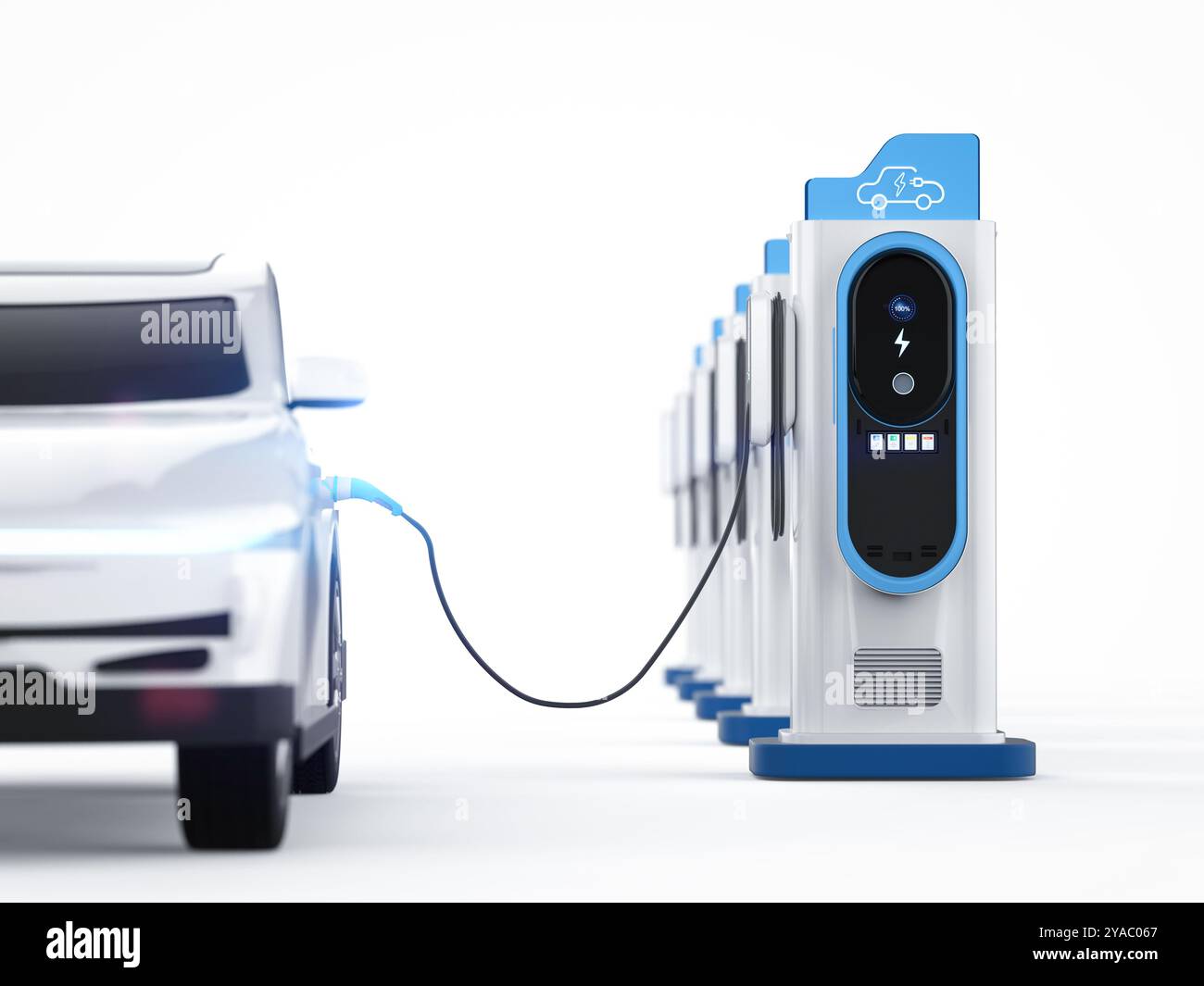 Electric car recharging digital battery hi-res stock photography and ...