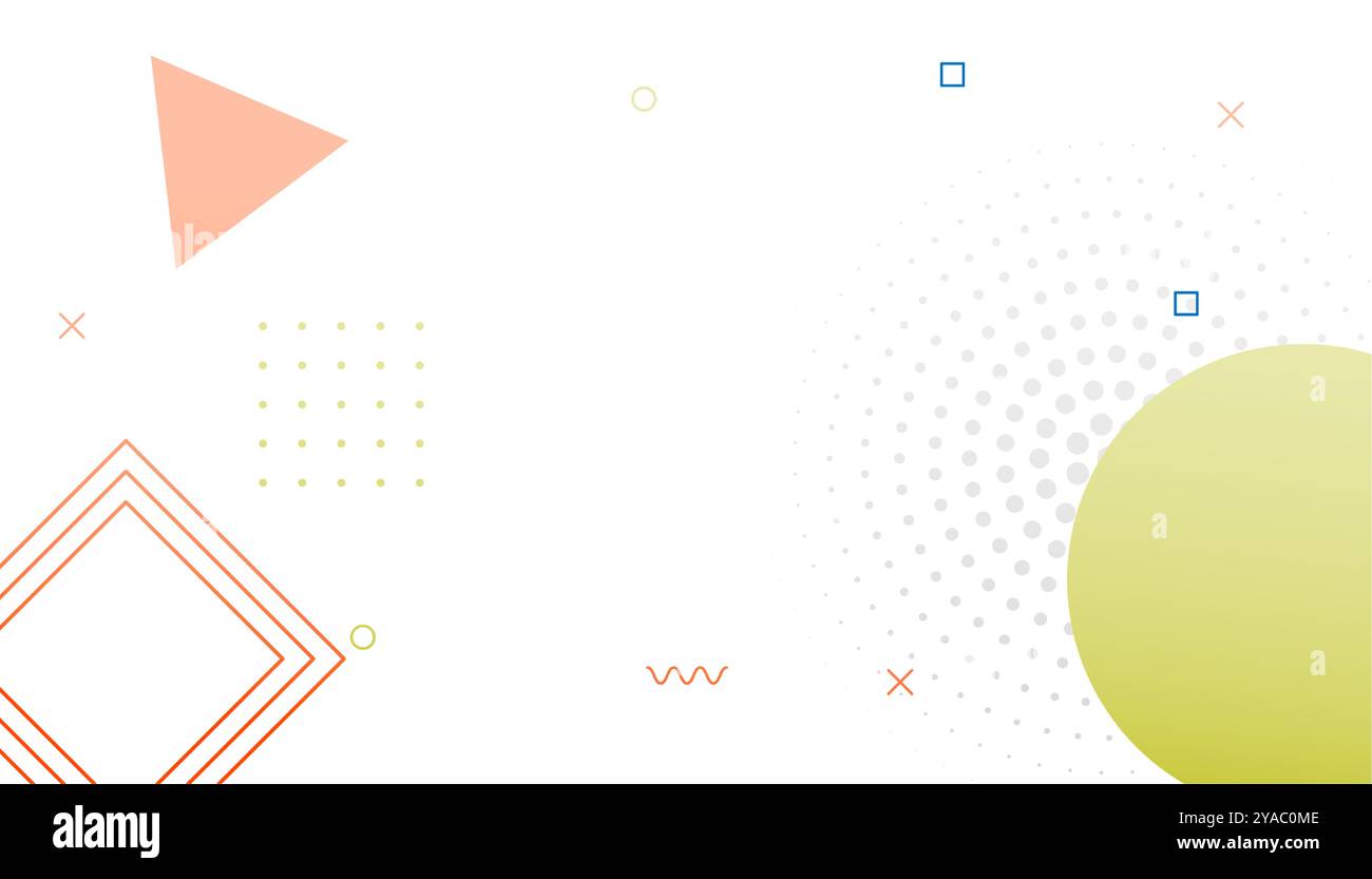 abstract geometric figure decorative banner with a modern composition ...