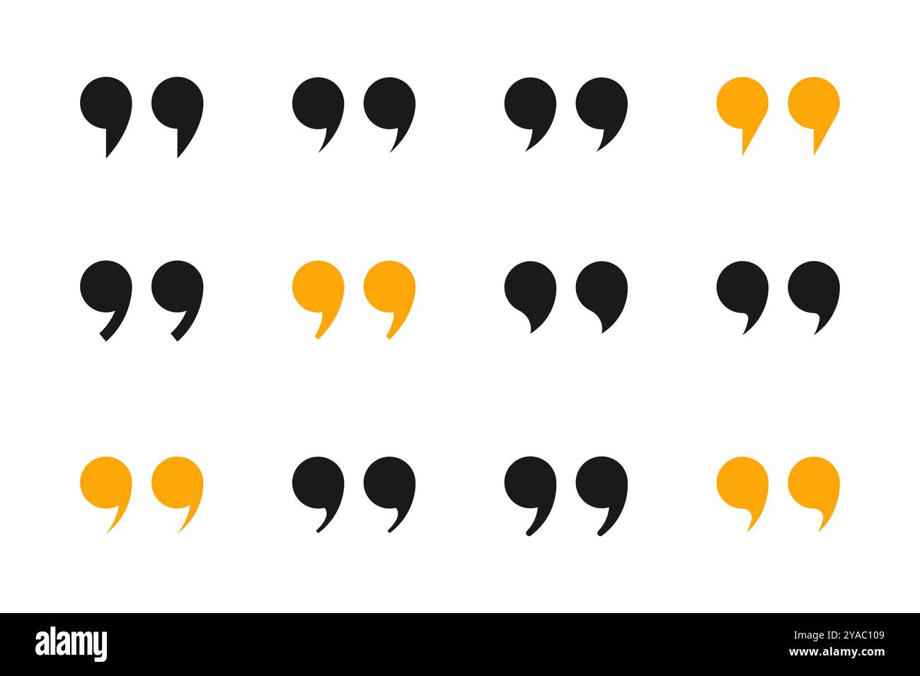 collection of quotation mark sign background for web communication ...