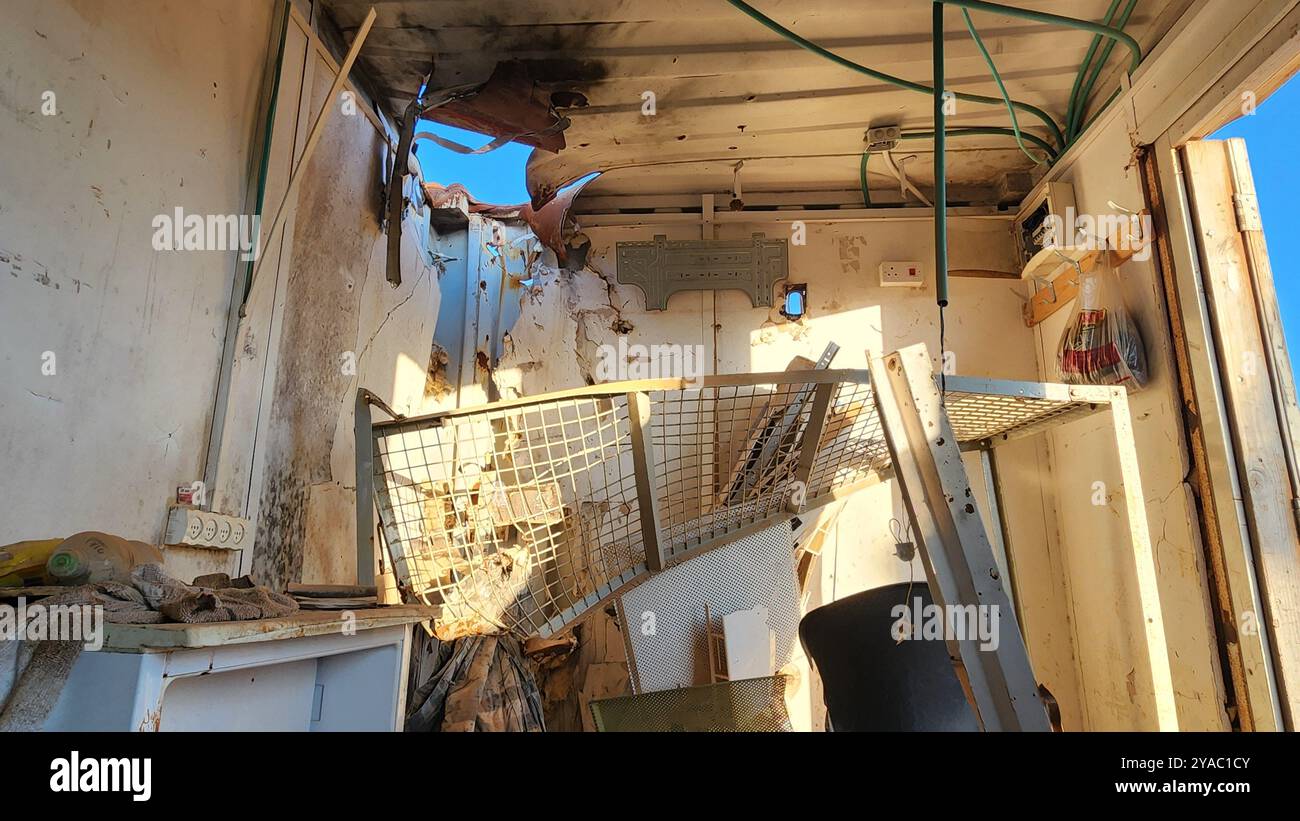 Damage caused to IDF military outpost on the Lebanese border by ...