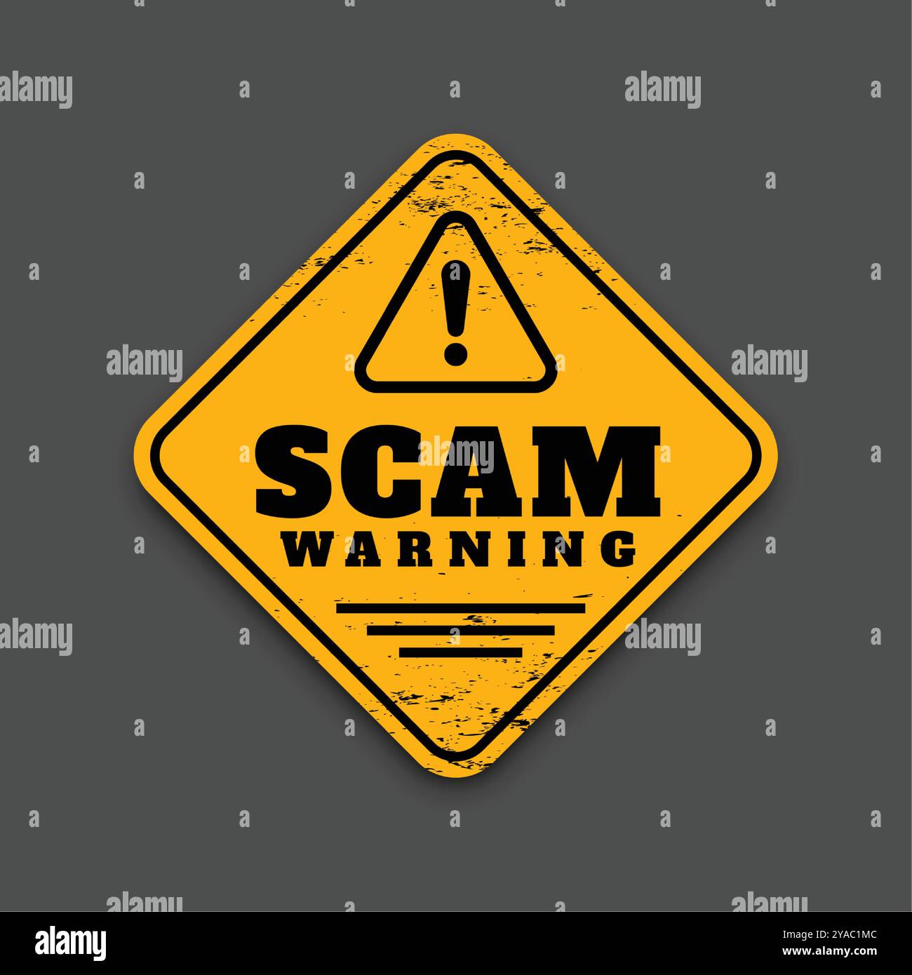Protect Your Data With Scam Alert Background From Cyber Crime Vector Stock Vector Image And Art