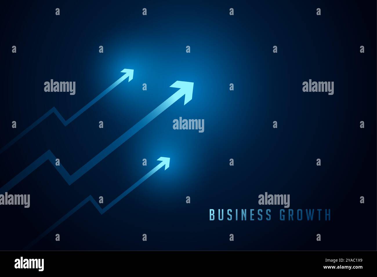 corporate company shiny growth arrow showing economy trend vector Stock ...
