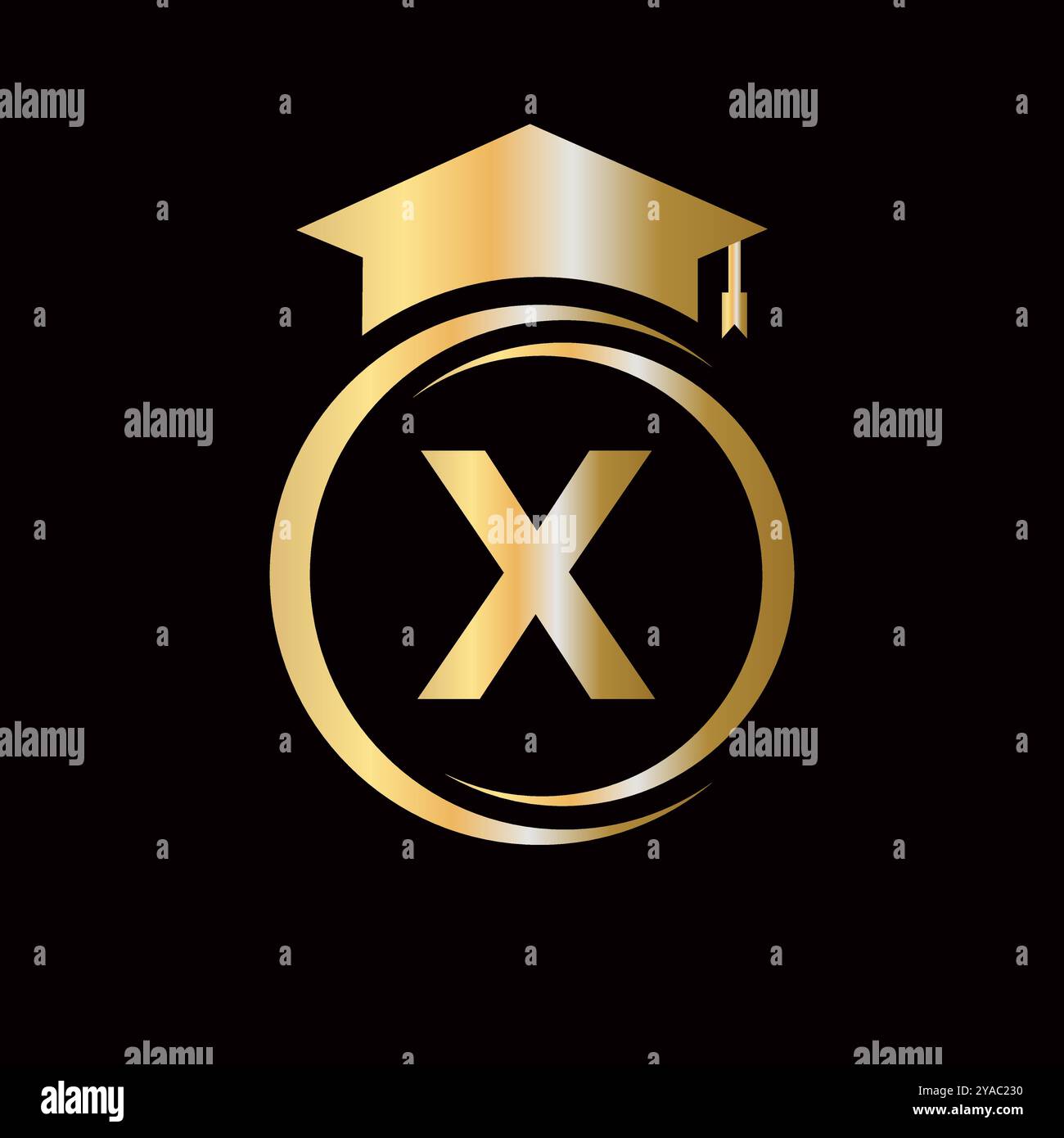 Letter X Education Logo Template. Education Logotype Concept With ...