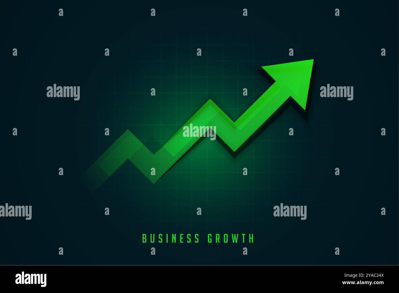 financial stock market statics graph with upward growth arrow vector Stock Vector Image & Art ...