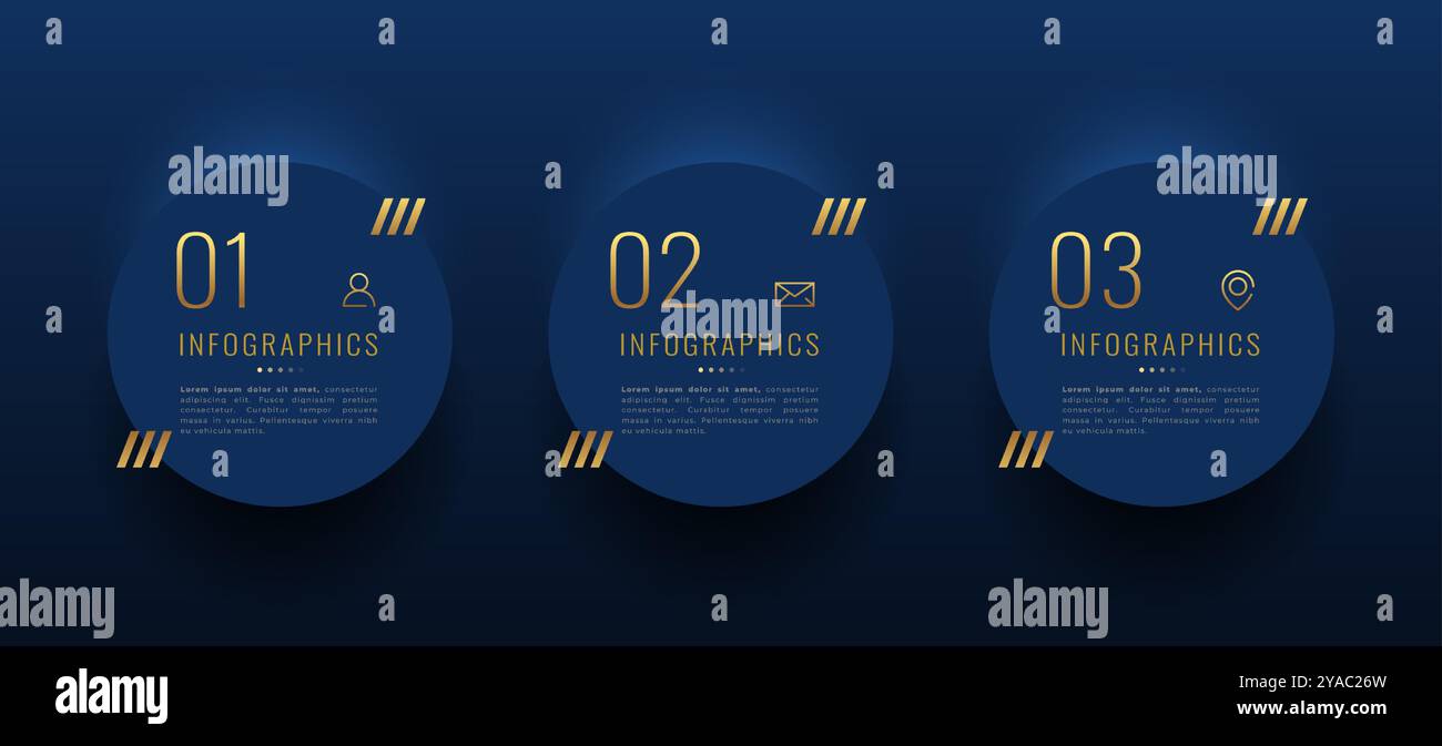 step by step workflow guide for success infographic golden banner ...