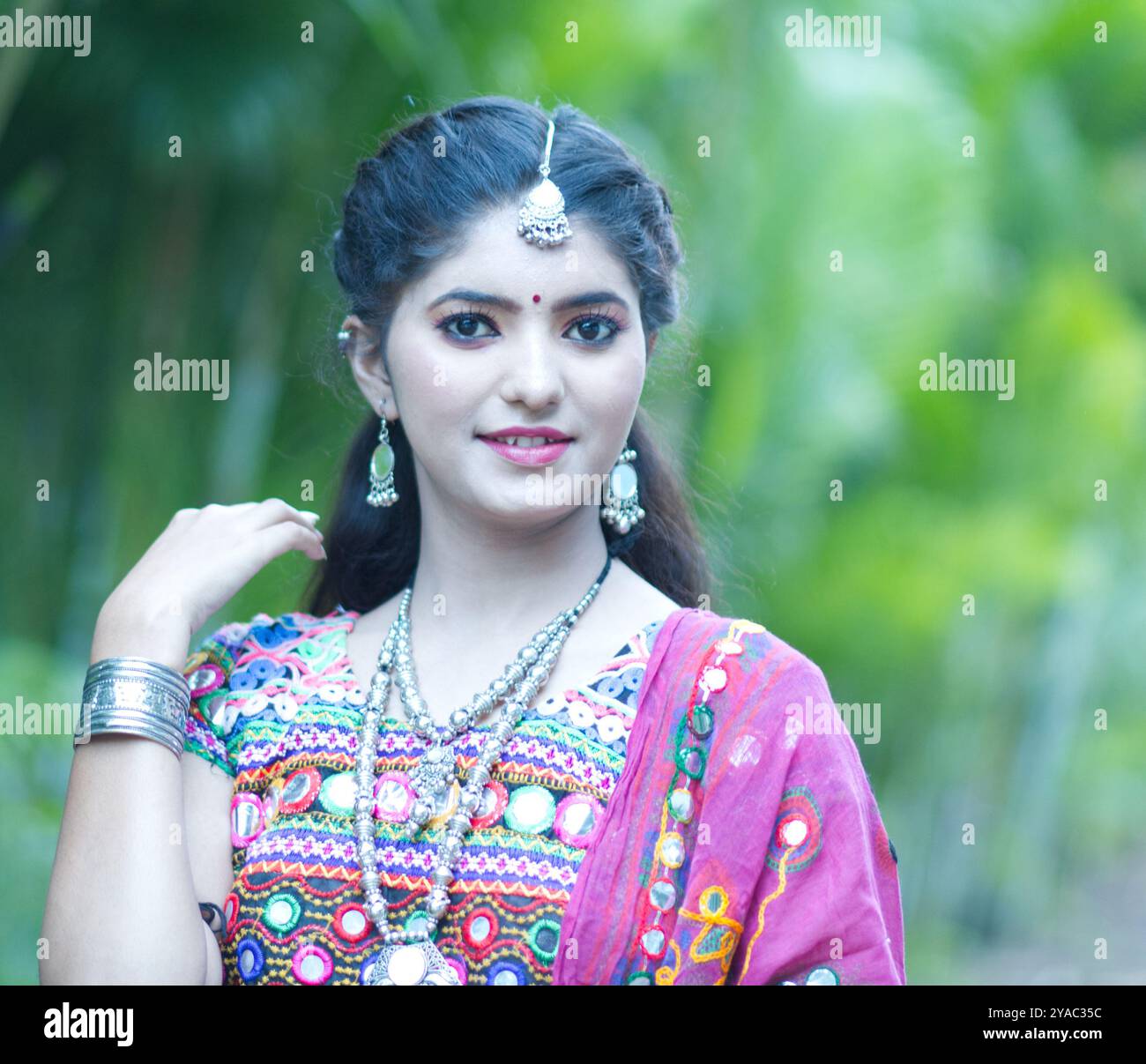 PhotoShoot with Sayali in Ghagra Choli Stock Photo - Alamy