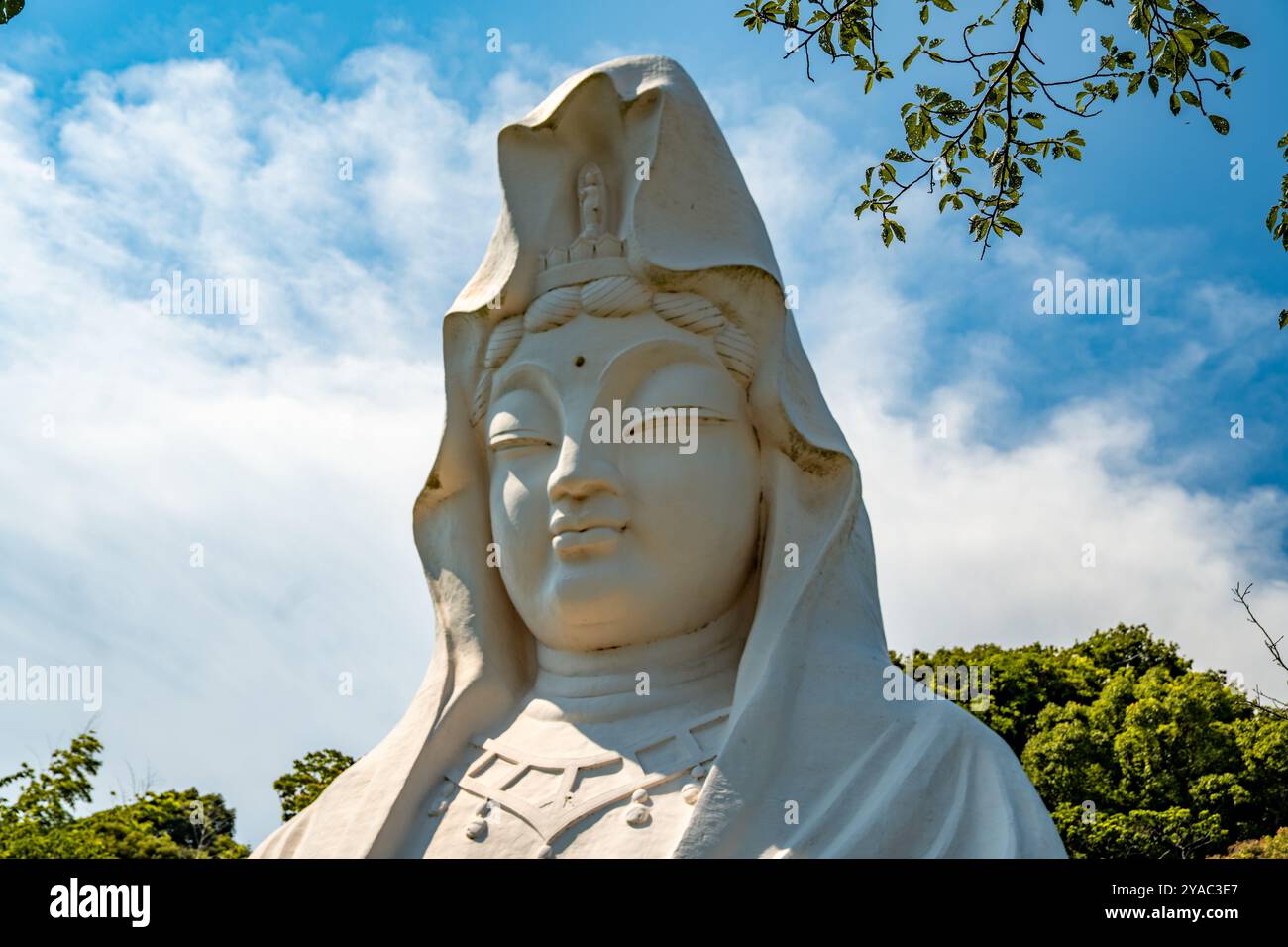 Ofuna Kannon ji big buddha head in 1 Kamakura, Kanagawa, Japan Stock ...